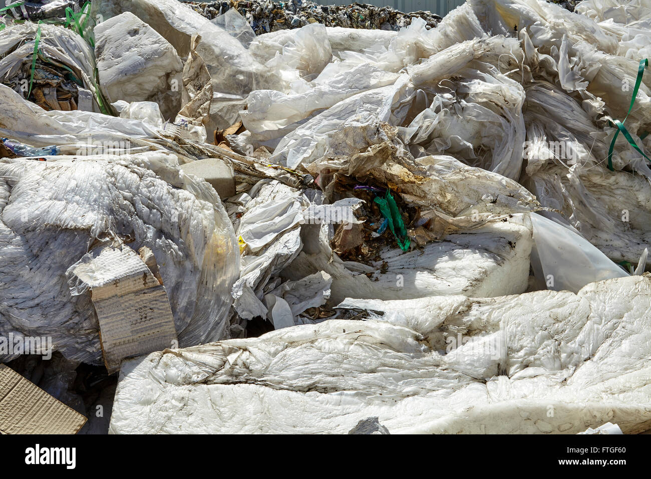 Industrial factory plastic waste refuse scrap recycling Stock Photo - Alamy