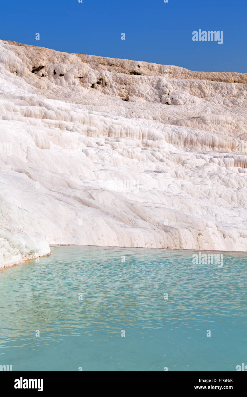 unique abstract in pamukkale turkey asia the old calcium bath and ...