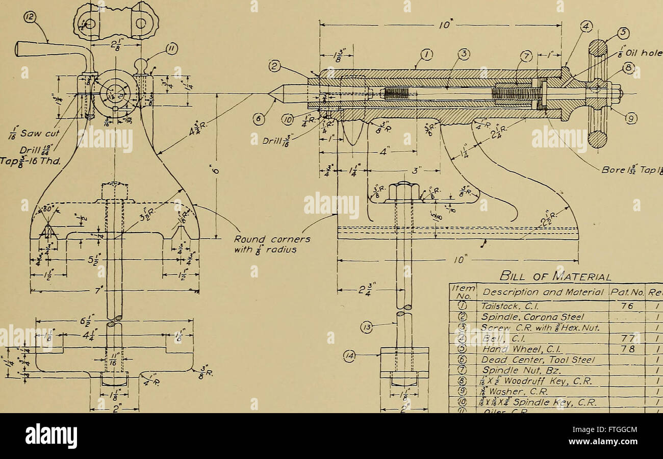 This mechanical drawing guide, published in 1909, was designed for use ...