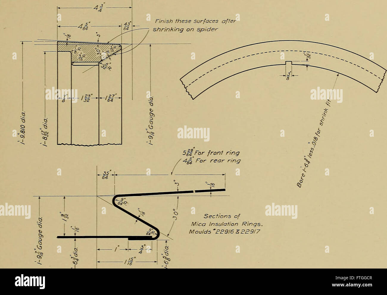 A 1909 textbook focusing on mechanical drawing techniques for trade ...
