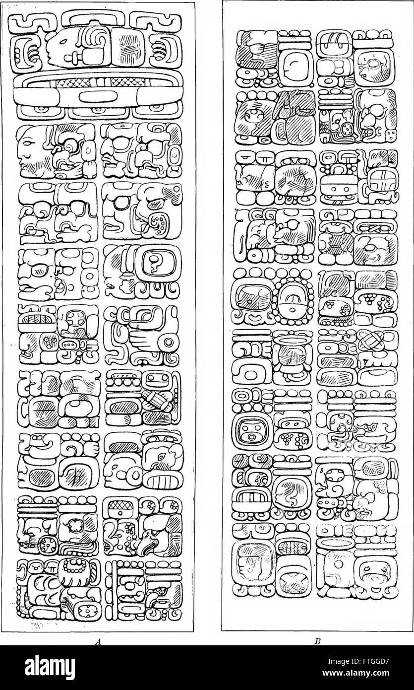 Maya hieroglyphs hi-res stock photography and images - Alamy