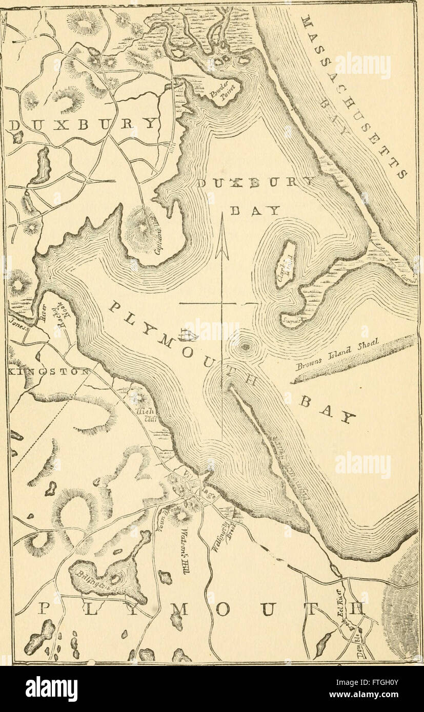 Miles Standish, captain of the pilgrims (1898 Stock Photo - Alamy