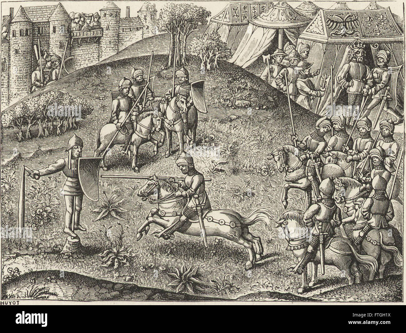 A 1870 work examining the military and religious life during the Middle ...