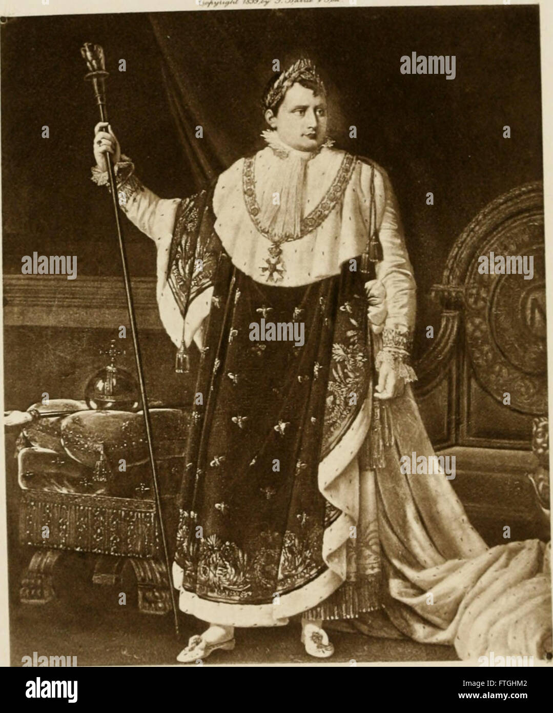 Napoleon's Court and Cabinet of St. Cloud (1899) presents a series of ...