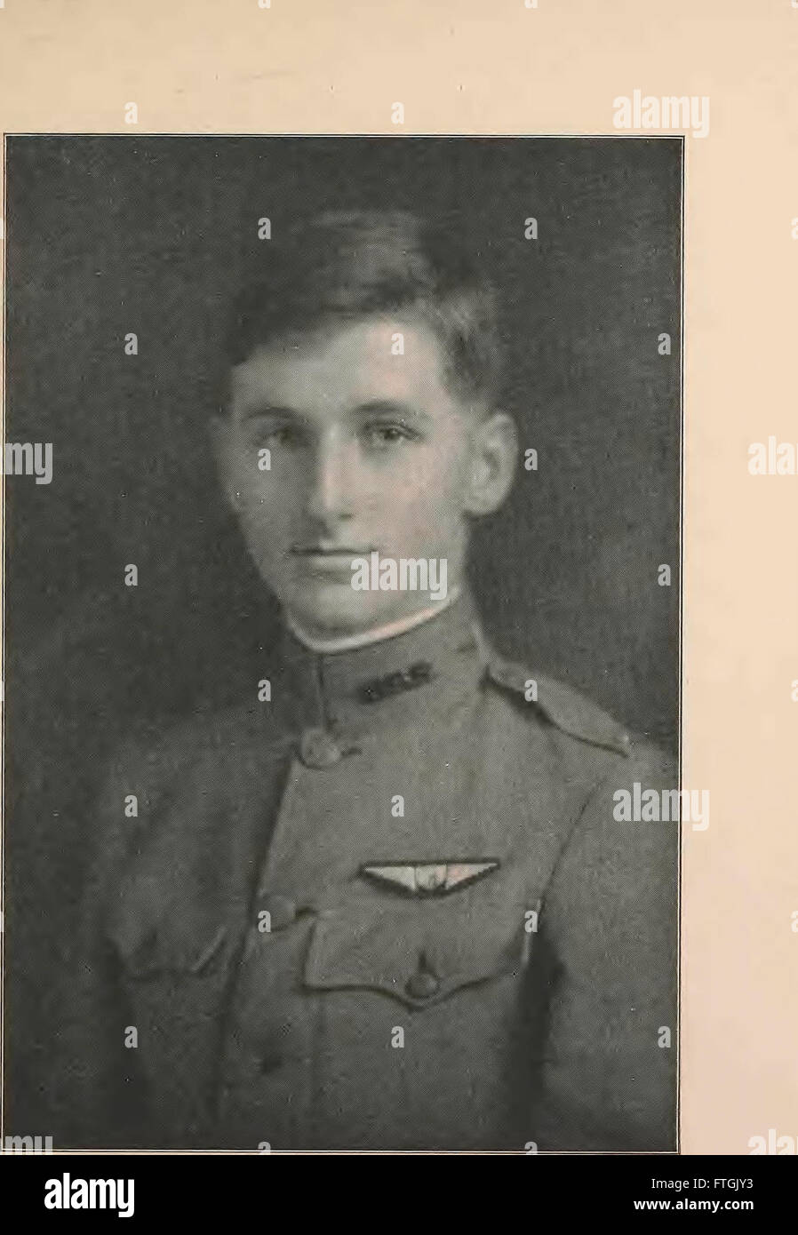 A 1919 collection of portraits and records of New England aviators who ...