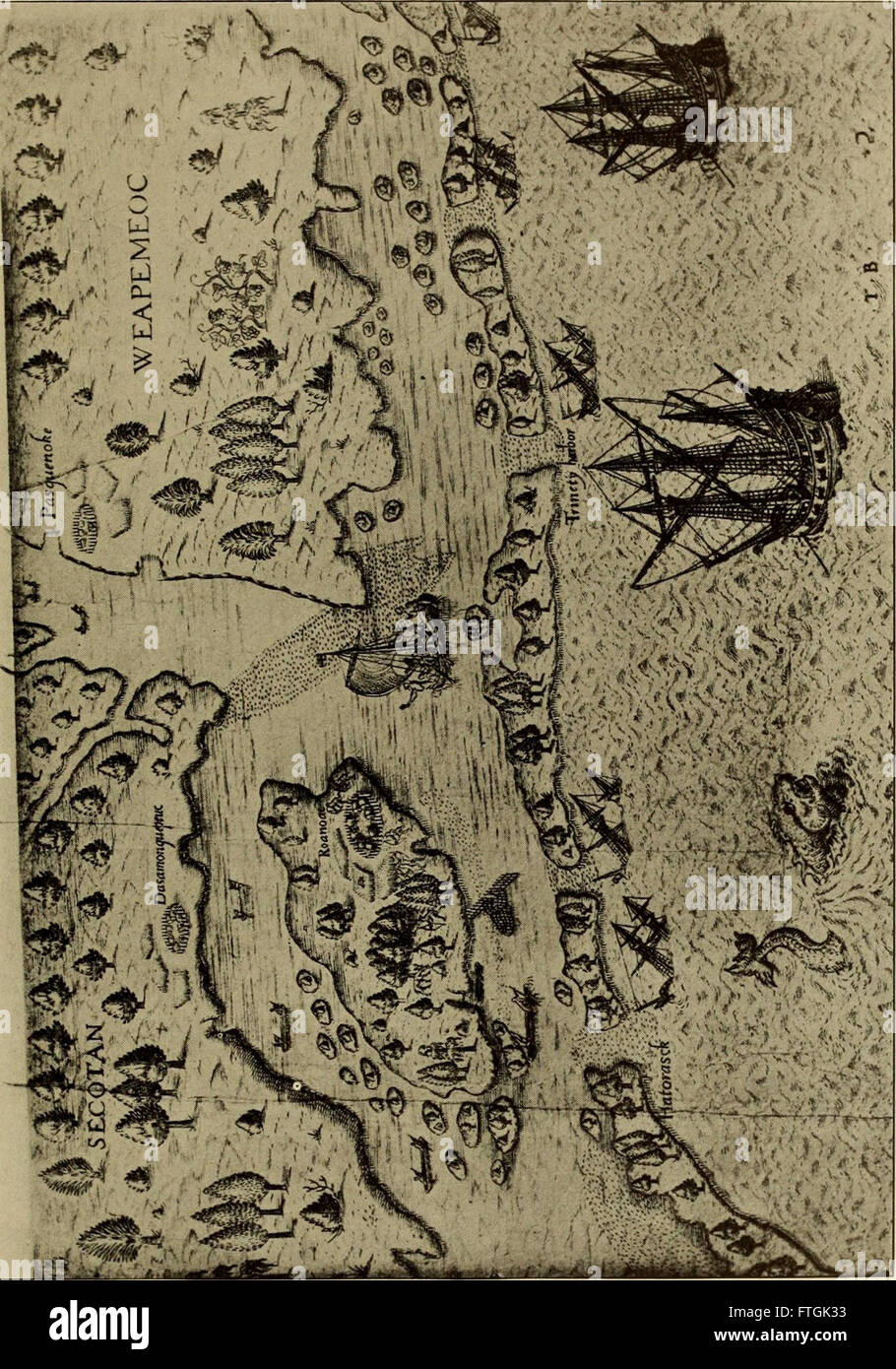 Jamestown Virginia Drawing High Resolution Stock Photography and Images ...