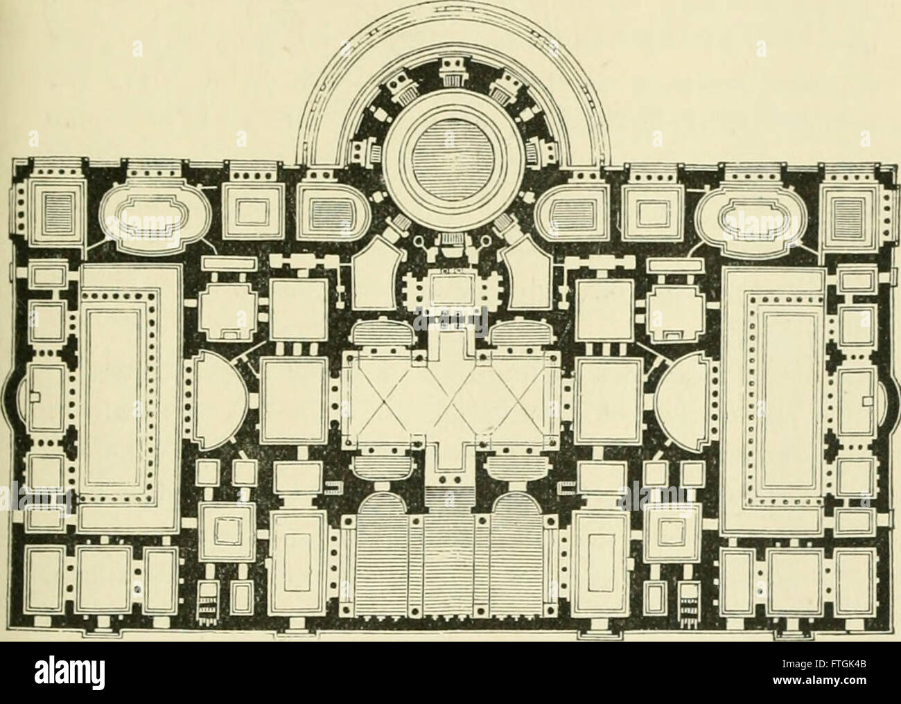 An 1888 study examining classic and early Christian architecture ...