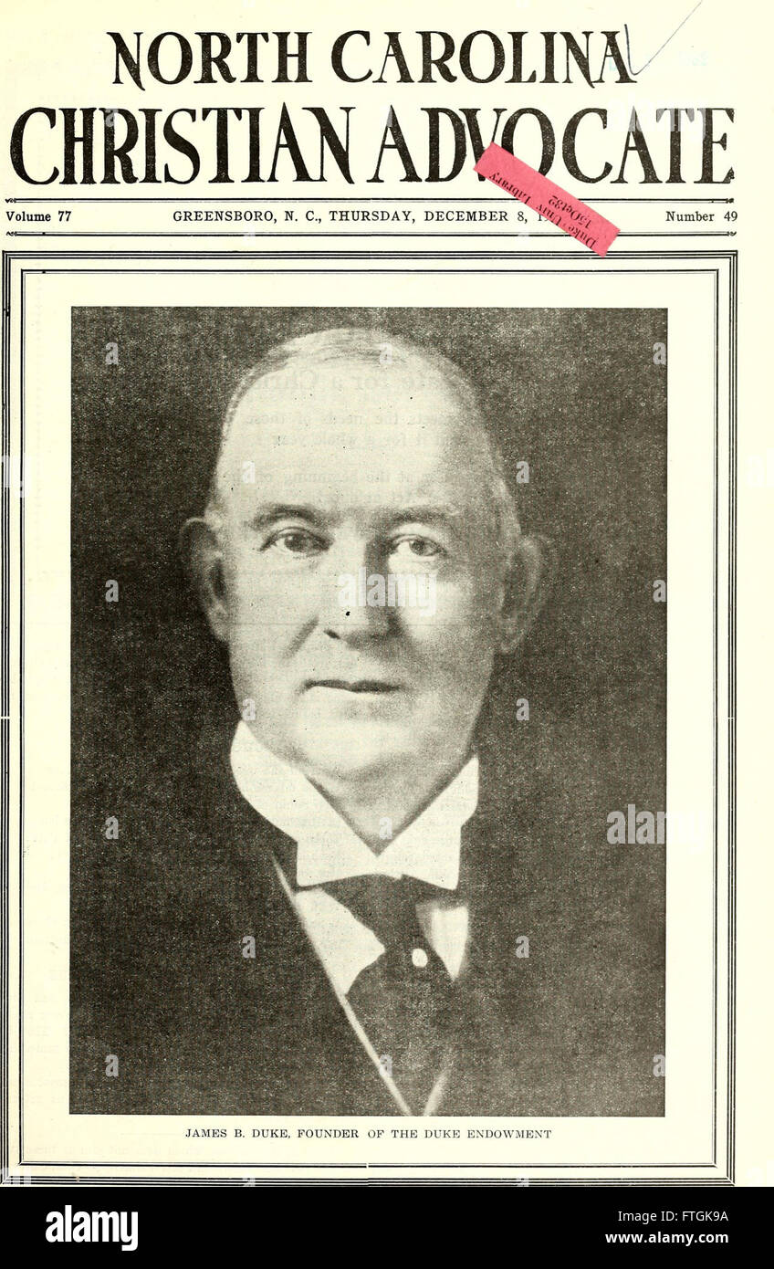 The 'North Carolina Christian Advocate' of 1894 is a religious ...