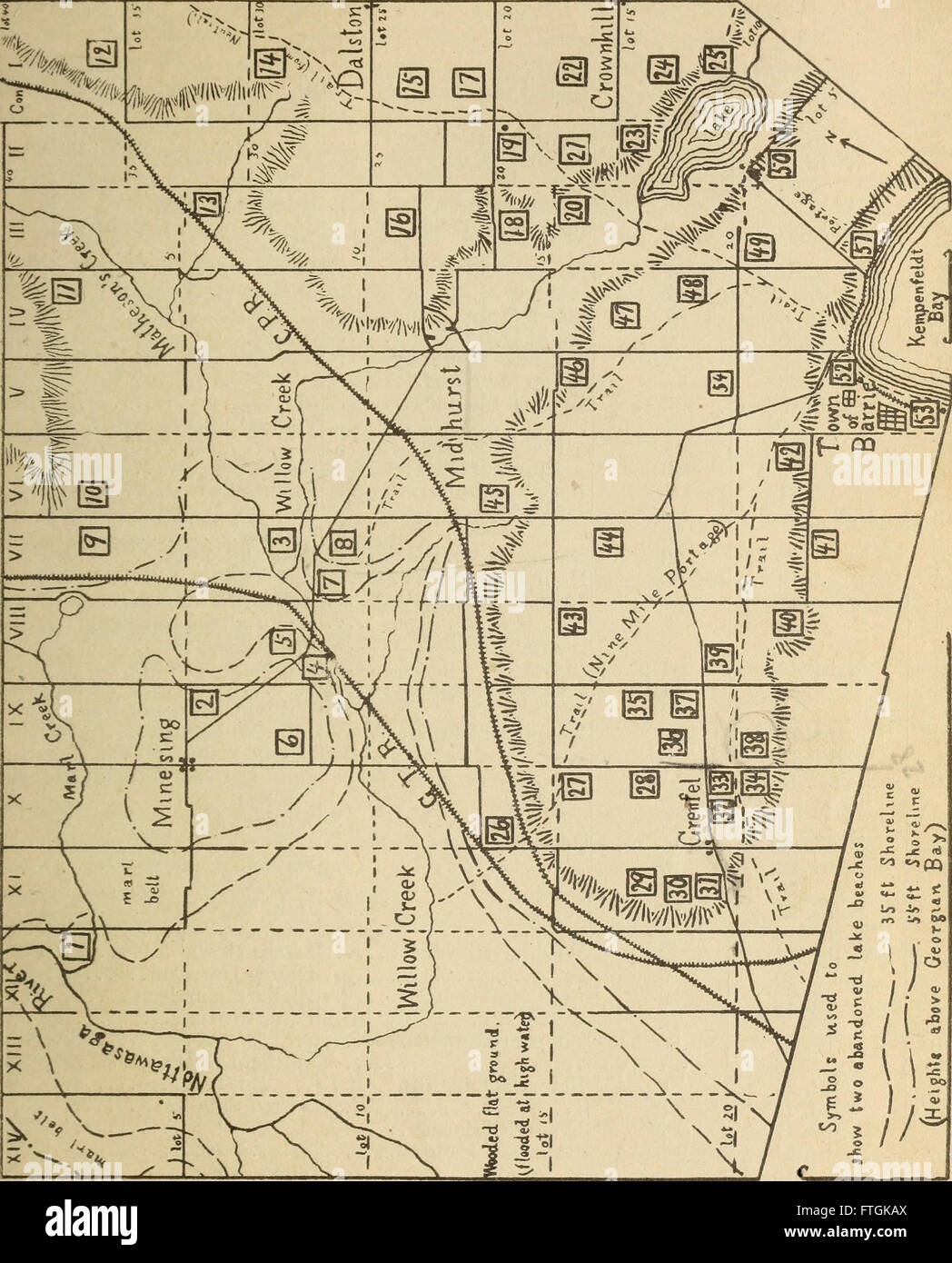 This report details the locations of Huron villages in Simcoe County ...