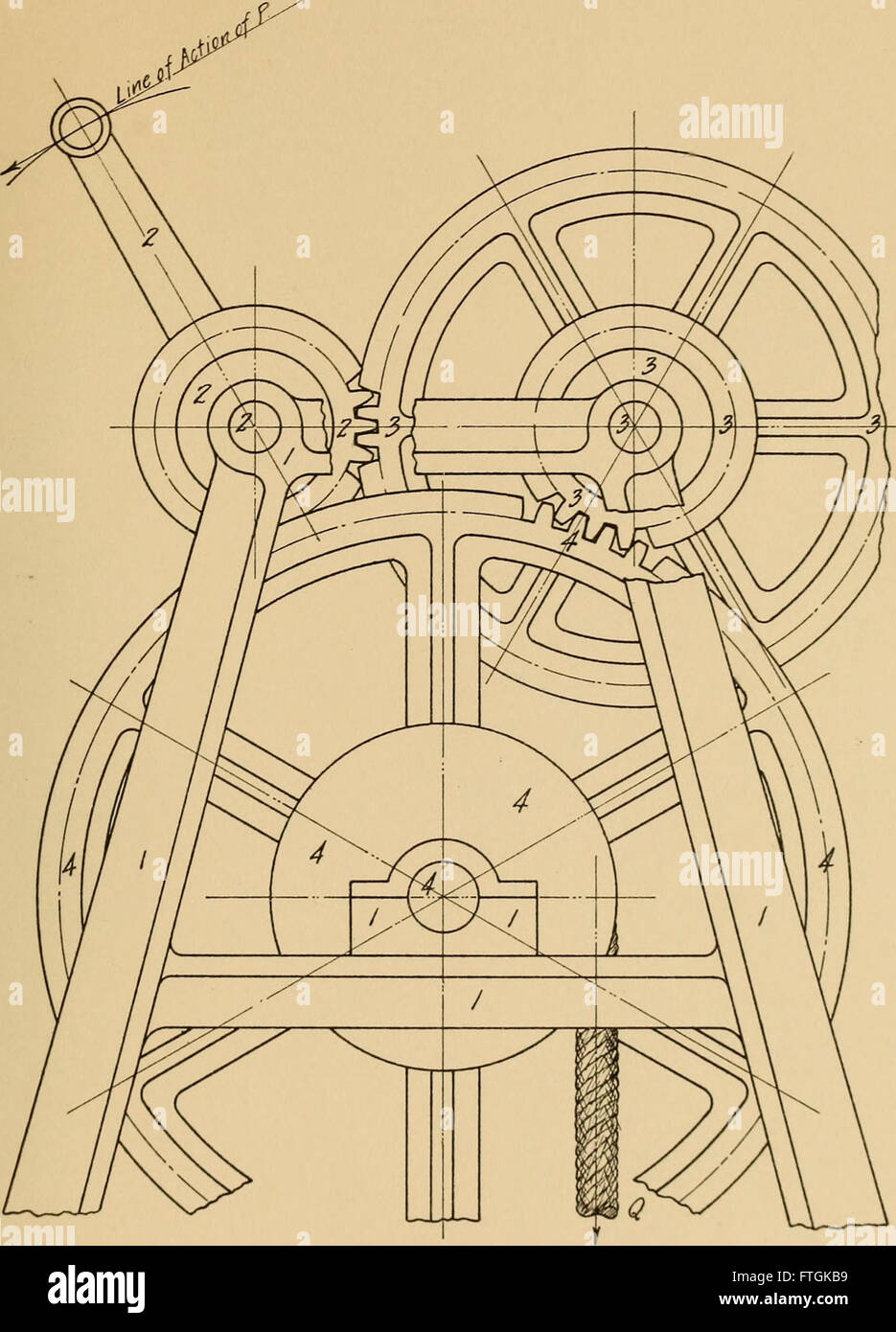 This 1909 work provides detailed notes on mechanical drawing, graphic ...