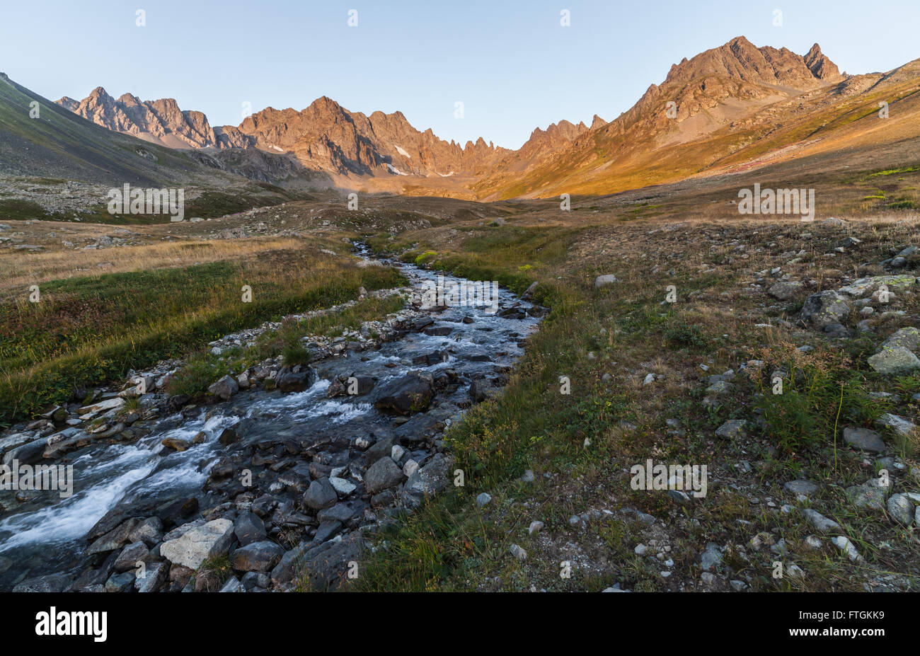 plateau on Kackar Mountains in the Black Sea Region, Turkey Stock Photo ...