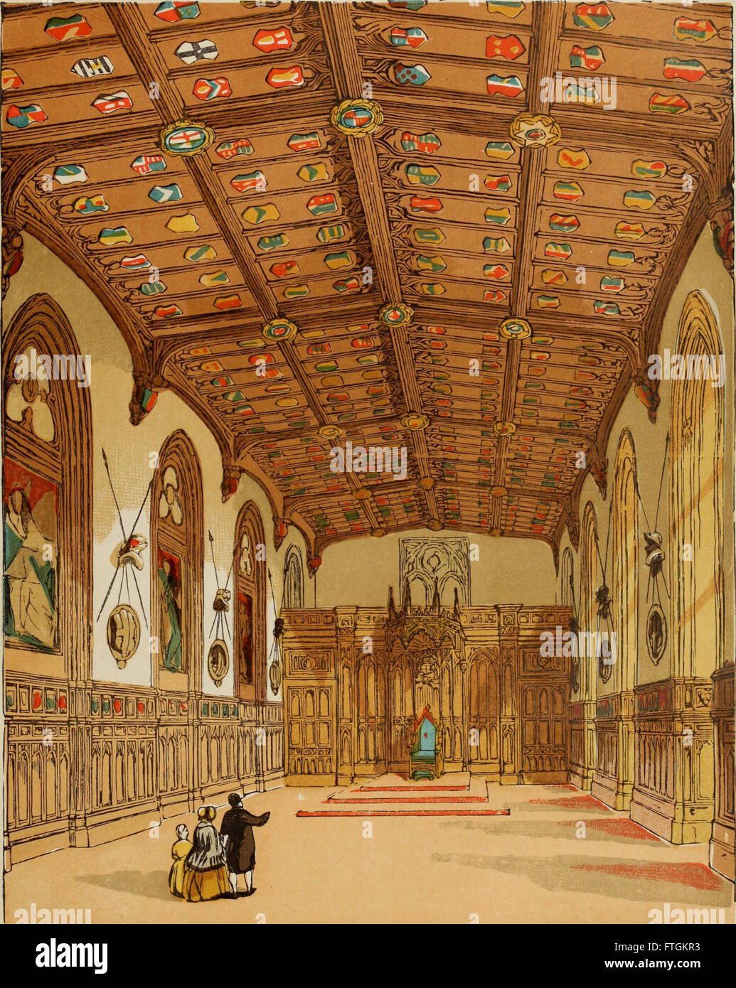 *Old England* (1845) offers a pictorial collection of England's regal ...