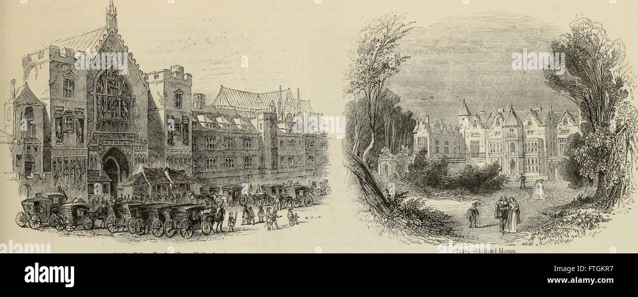 'Old England' (1845) presents a collection of illustrations depicting ...