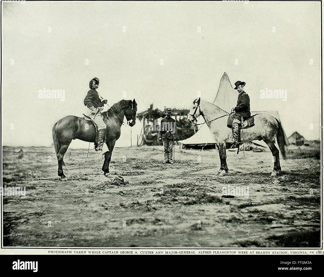 A 1907 collection of original photographs capturing battlefields of the ...