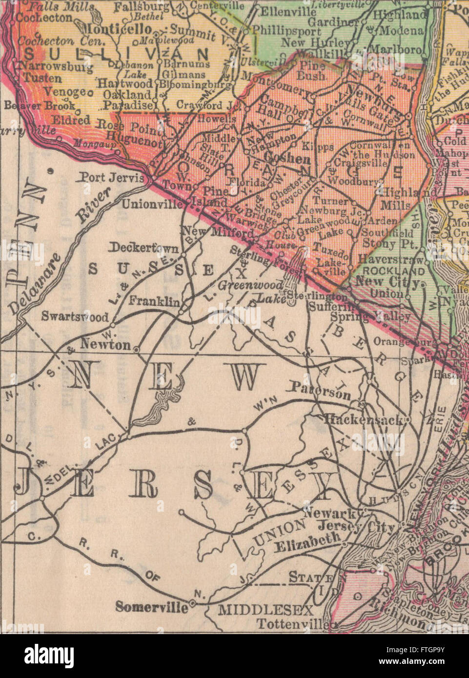 This portfolio includes large-scale colored maps detailing the ...