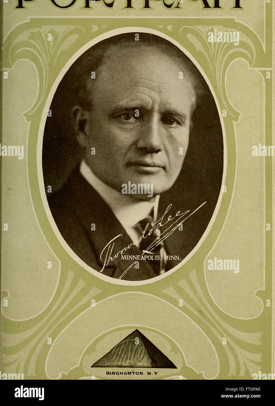 This 1918 portrait offers a visual representation of a subject ...