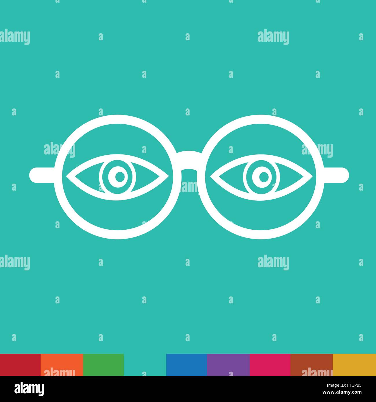 Eye Glasses Icon Illustration sign design Stock Vector Image & Art - Alamy