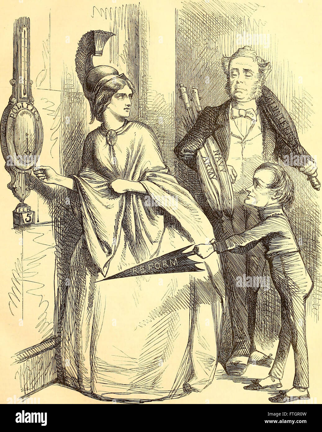 The first edition of 'Punch,' a British satirical magazine founded in ...