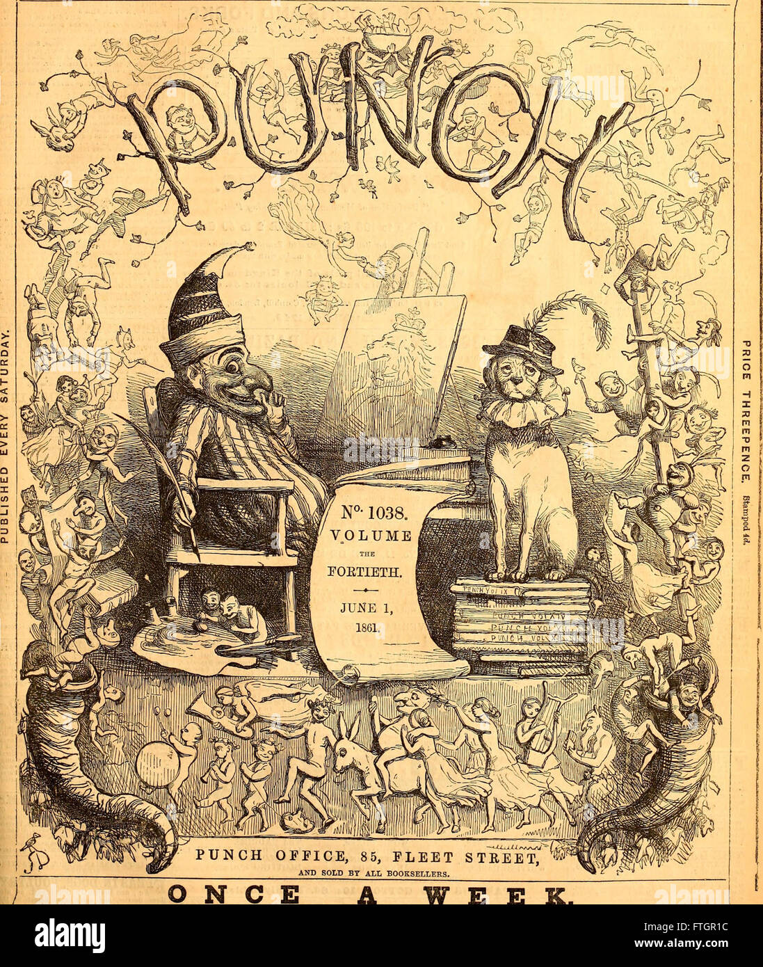 Punch, first published in 1841, is a satirical magazine known for its ...