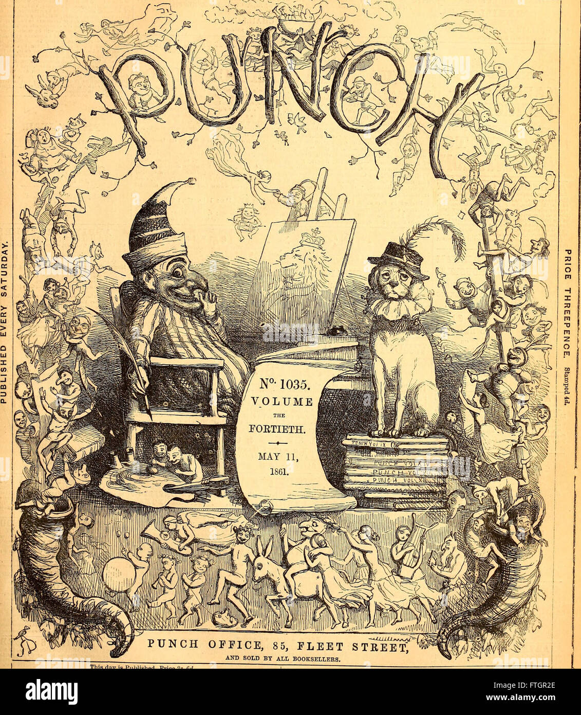 *Punch* (1841) was a satirical magazine that captured British social ...