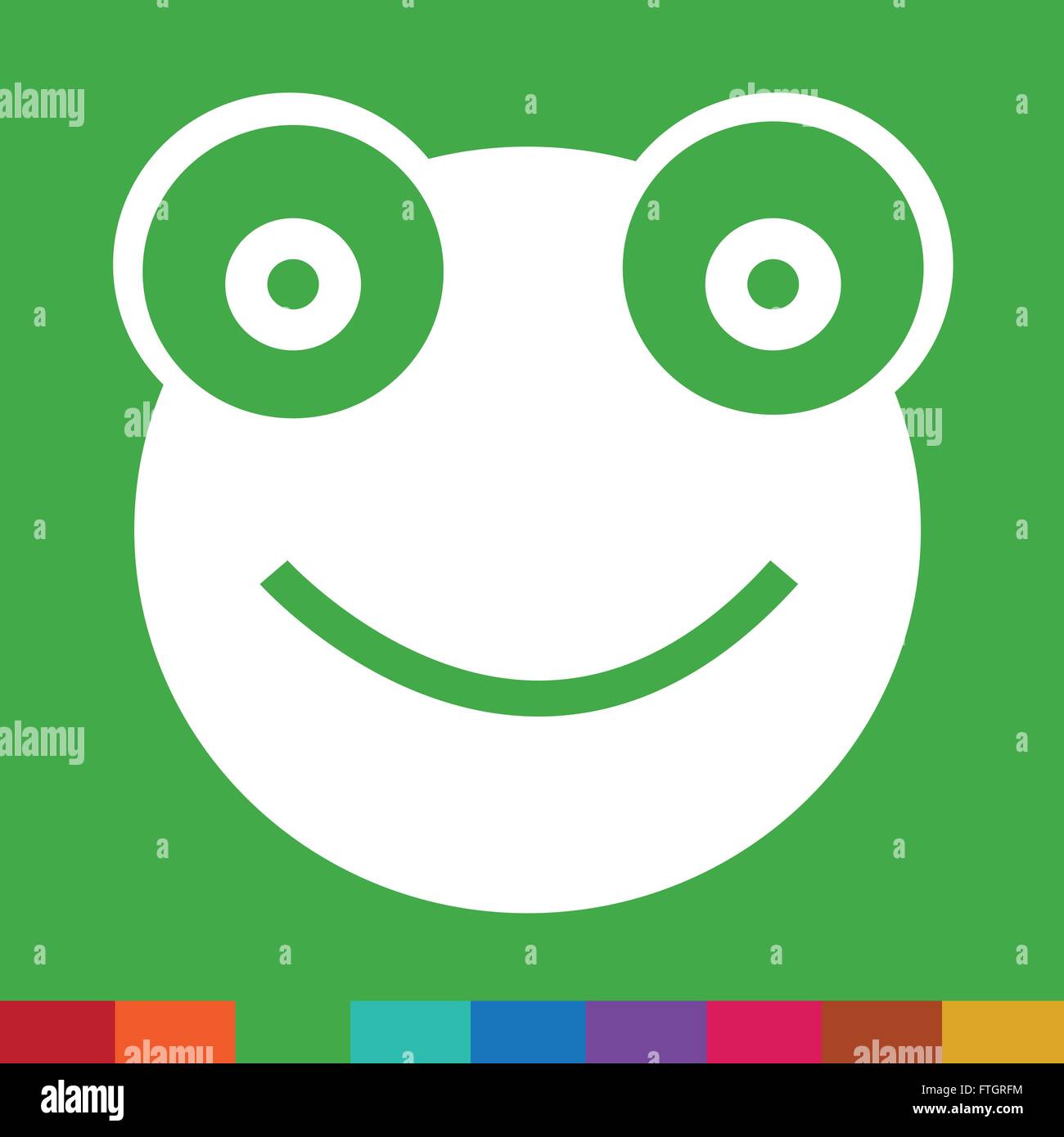 Frog Icon Illustration sign design Stock Vector Image & Art - Alamy