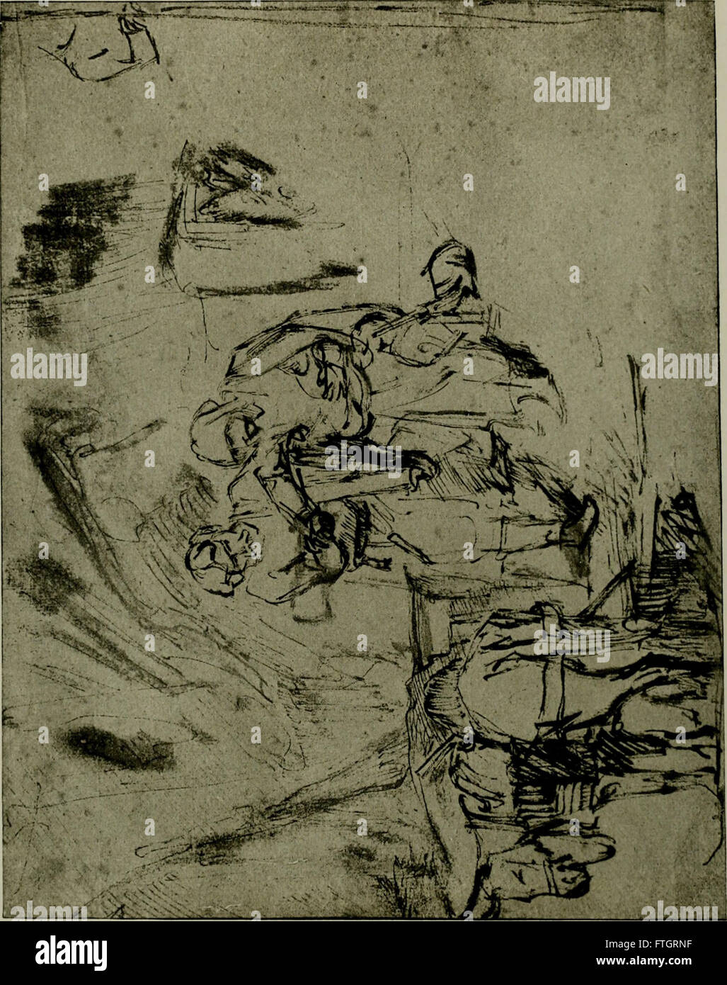 'Rembrandt Handzeichnungen' (1919) showcases a collection of Rembrandt ...