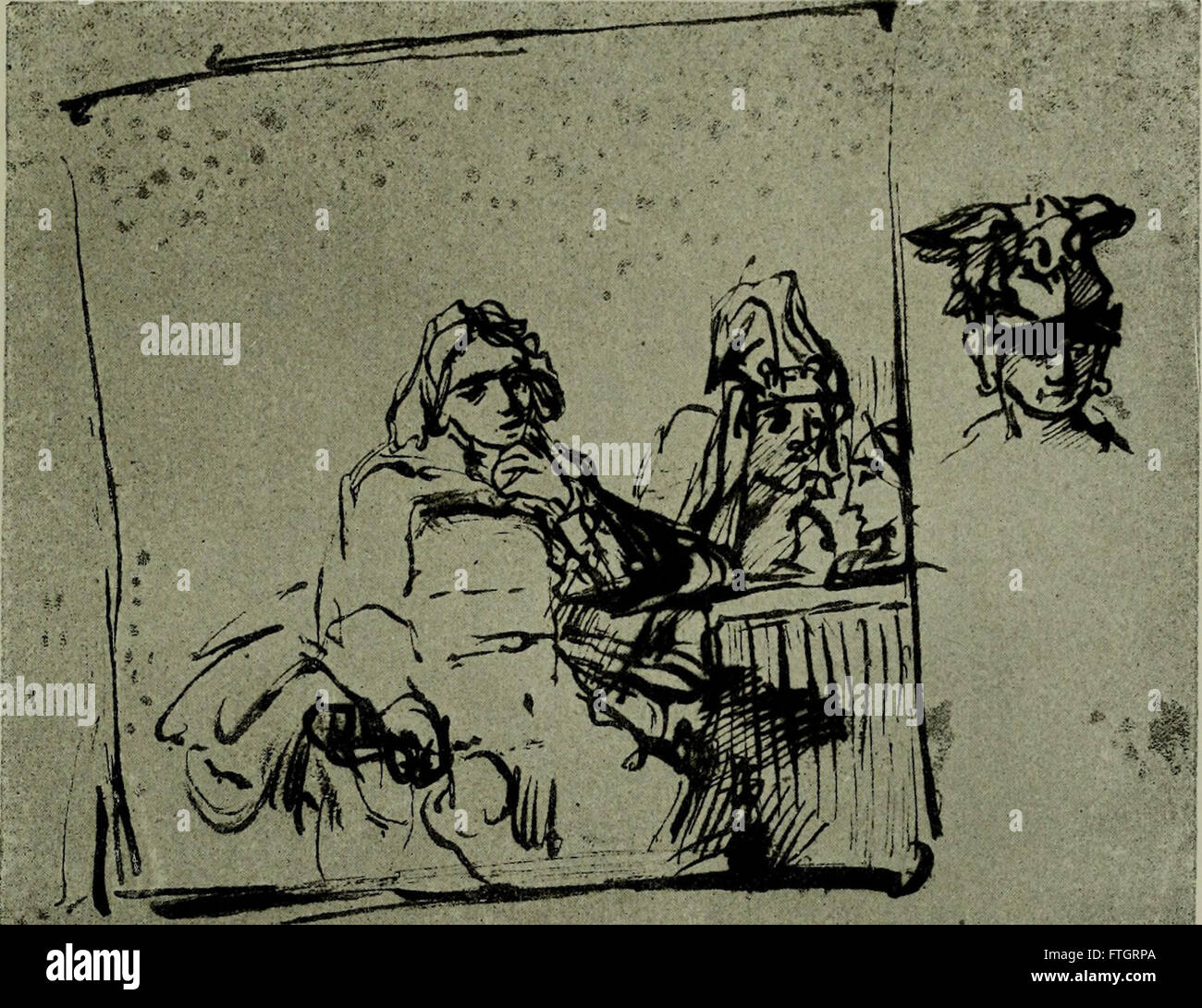 'Rembrandt handzeichnungen' (1919) showcases the sketches and drawings ...