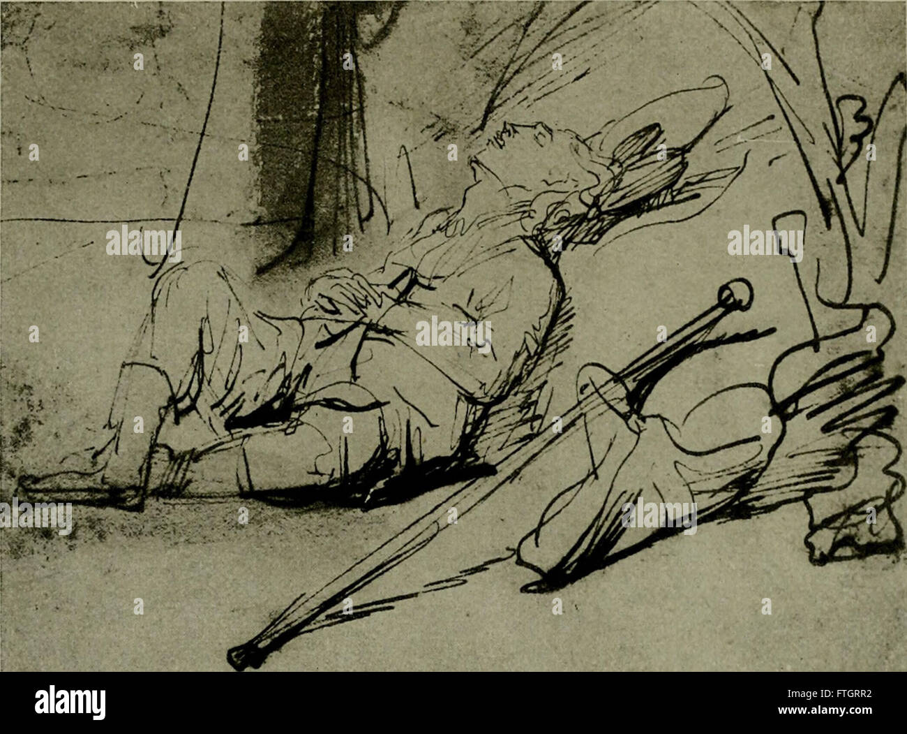 A 1919 publication focusing on the hand drawings of the famous Dutch ...