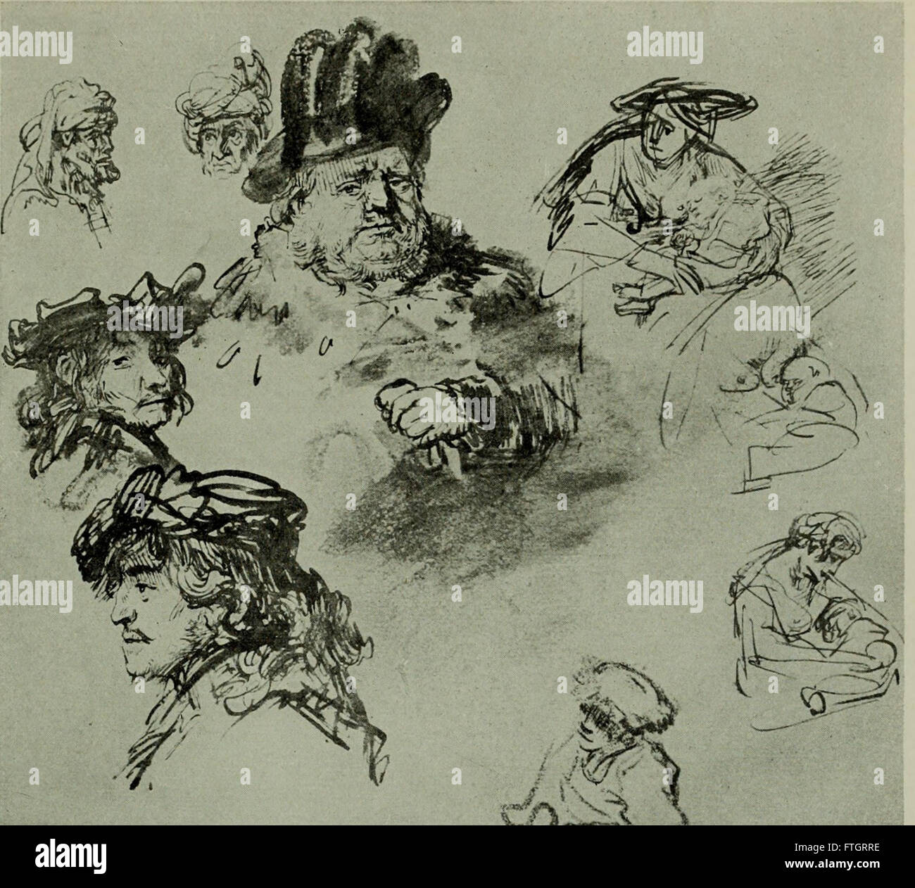 'Rembrandt Handzeichnungen' (1919) focuses on the collection of ...