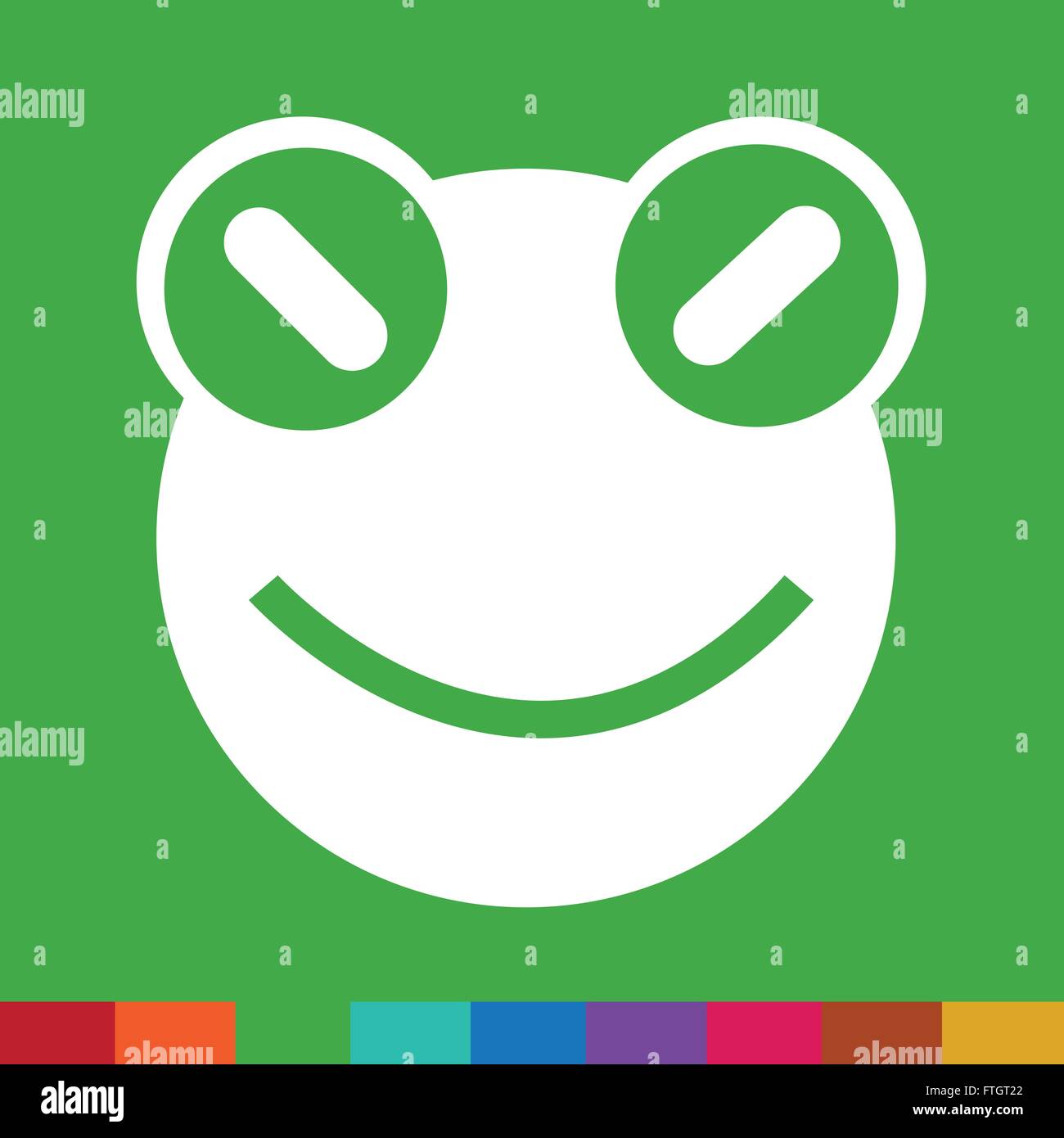 Frog emotion Icon Illustration sign design Stock Vector Image & Art - Alamy