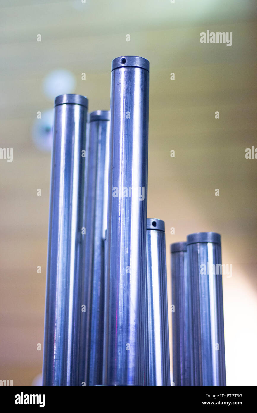 Olympic metal barbells in crossfit, bodybuilding and weight training ...