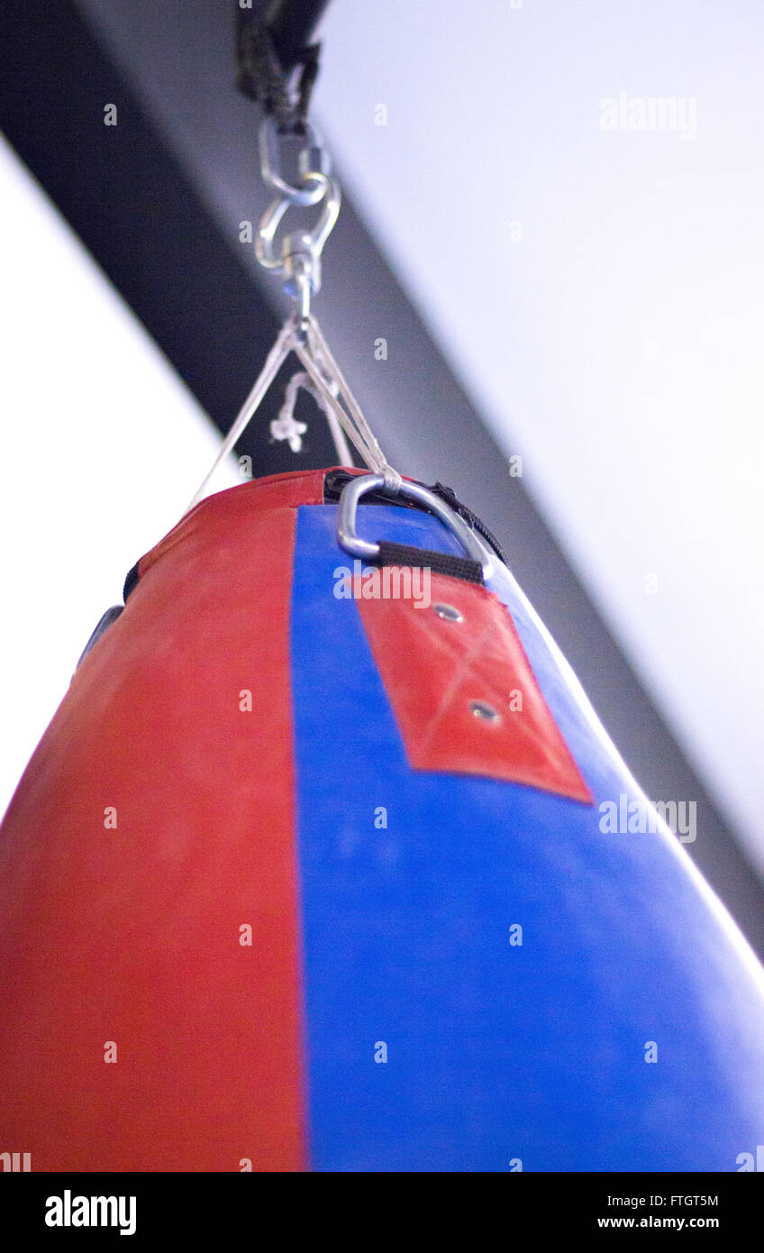 Punch and kick punchbag in boxing, kickboxing, martial arts, MMA and ...