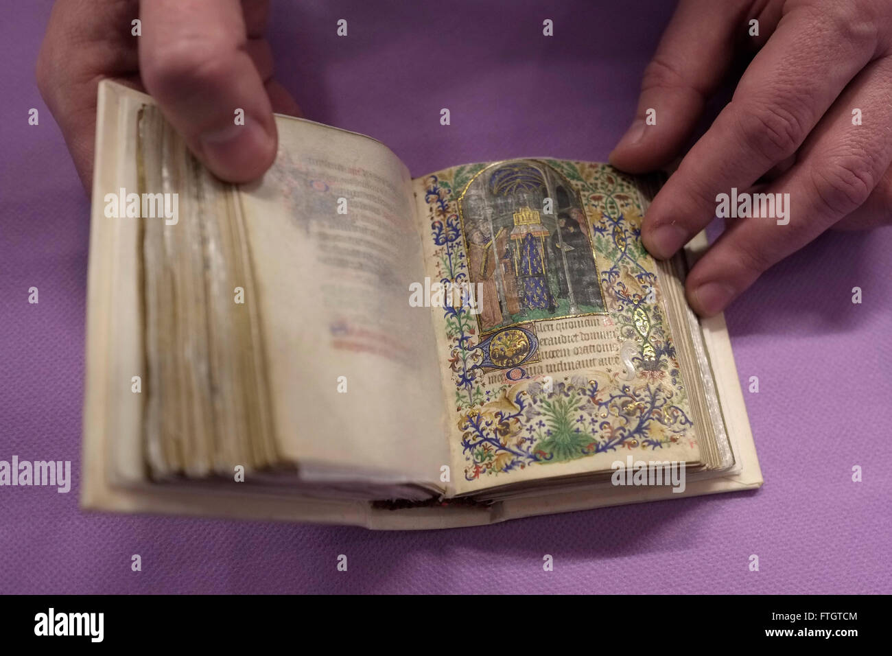 Holds the rare manuscript hi-res stock photography and images - Alamy