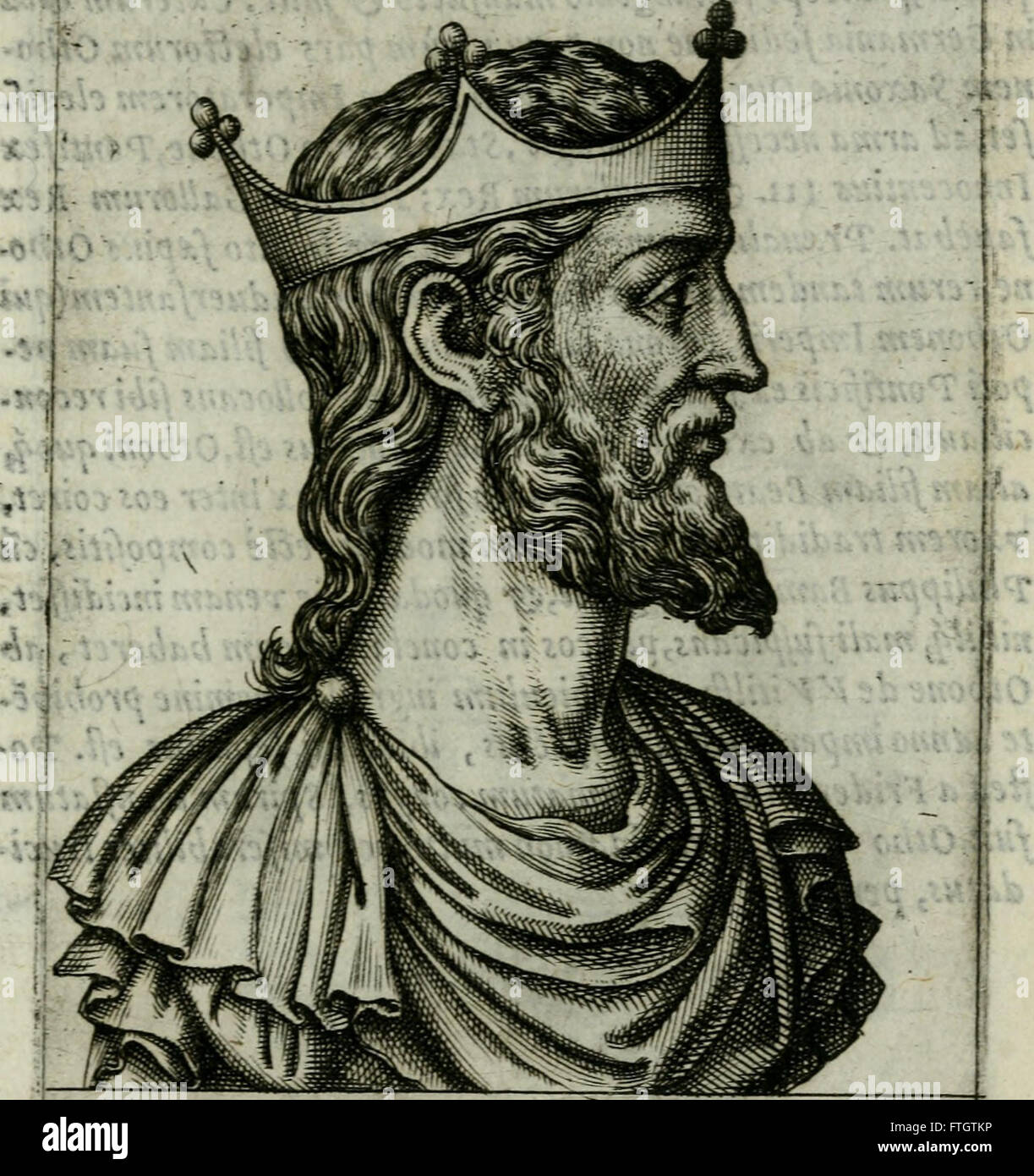 This image is a collection of depictions of Roman emperors, accompanied ...