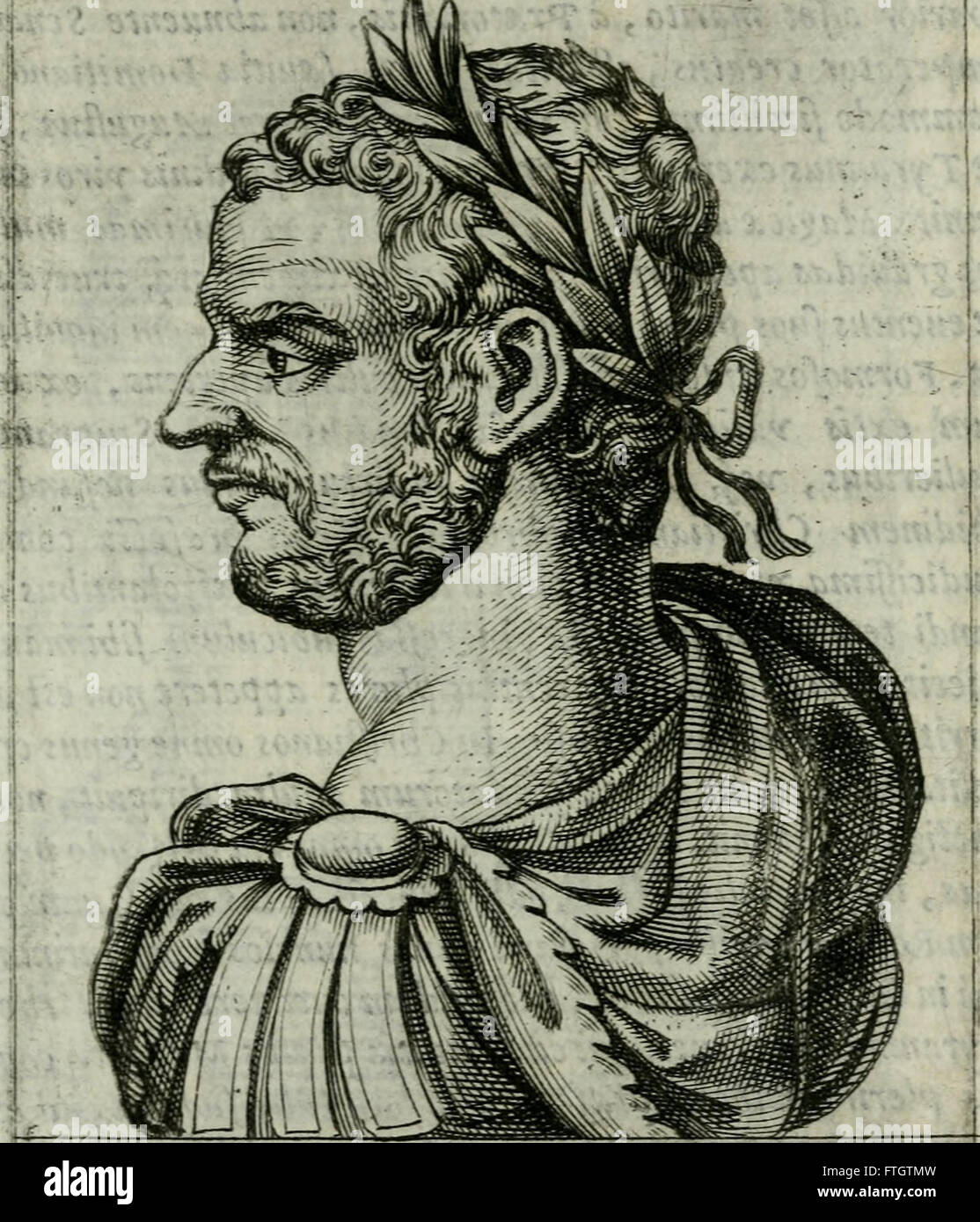 This 1583 work presents the effigies of Roman emperors, compiled from ...