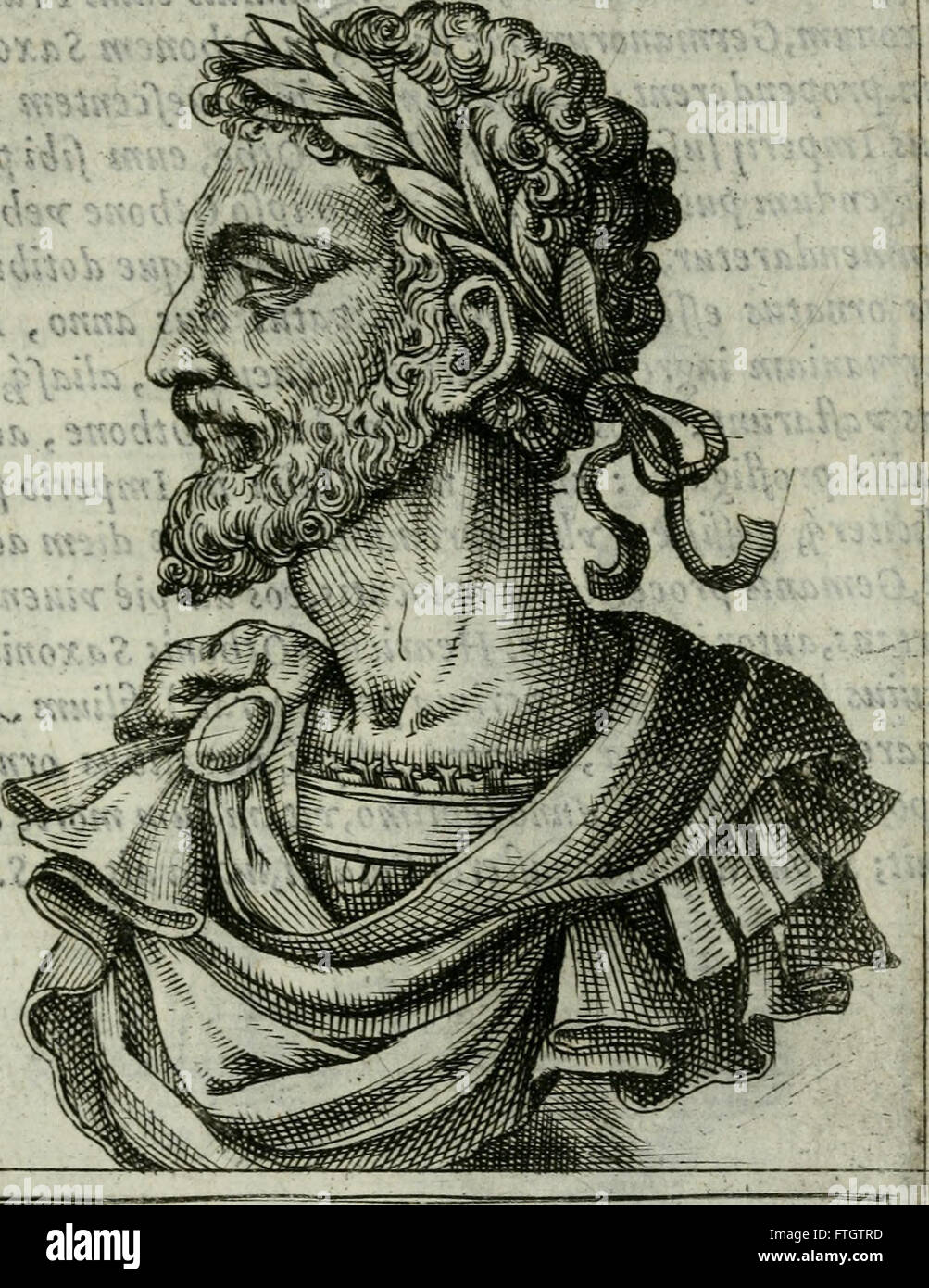 A 1583 collection of portraits and descriptions of Roman emperors ...