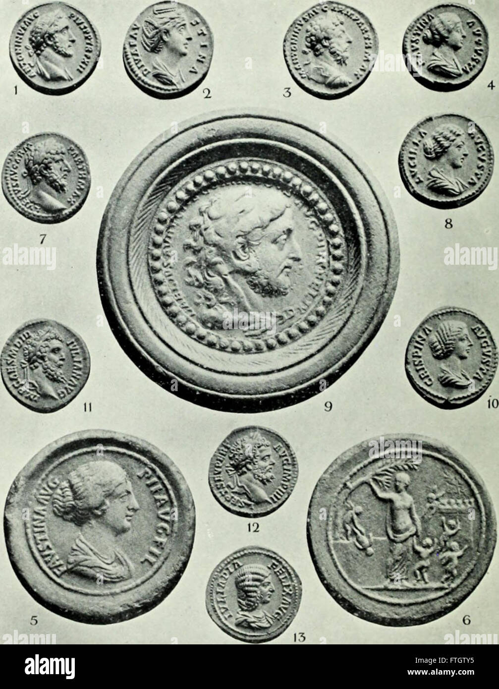 A 1907 study of Roman sculpture spanning the reigns of Augustus to ...