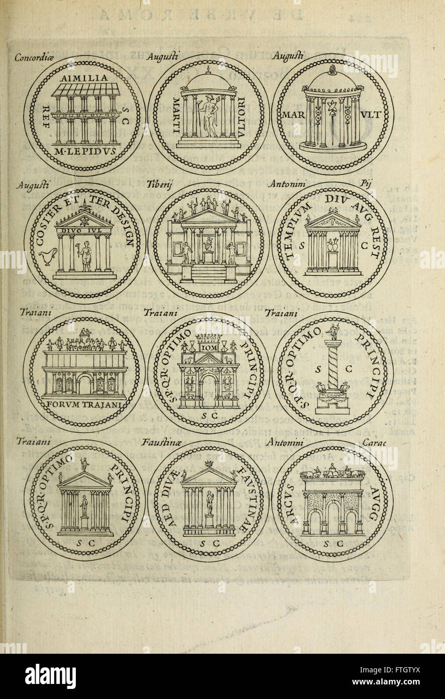 A 1725 text describing ancient and modern Rome, comparing buildings and ...