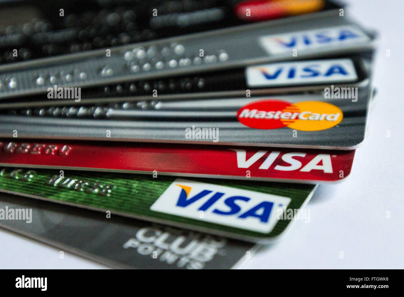 Several credit cards pictured in Kingston, Ont., on March 15, 2016 ...