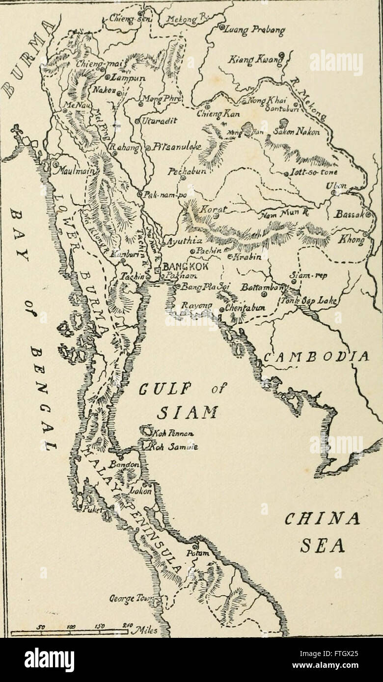A 1908 publication on Siam (now Thailand), providing historical and ...