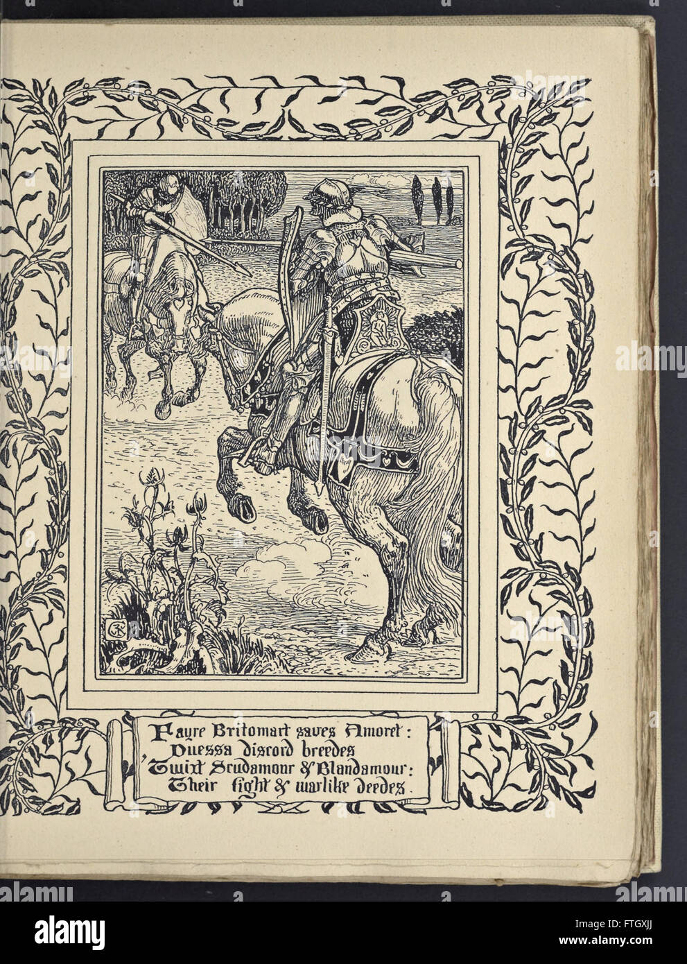 This 1895 edition of Edmund Spenser's epic poem 'The Faerie Queene ...