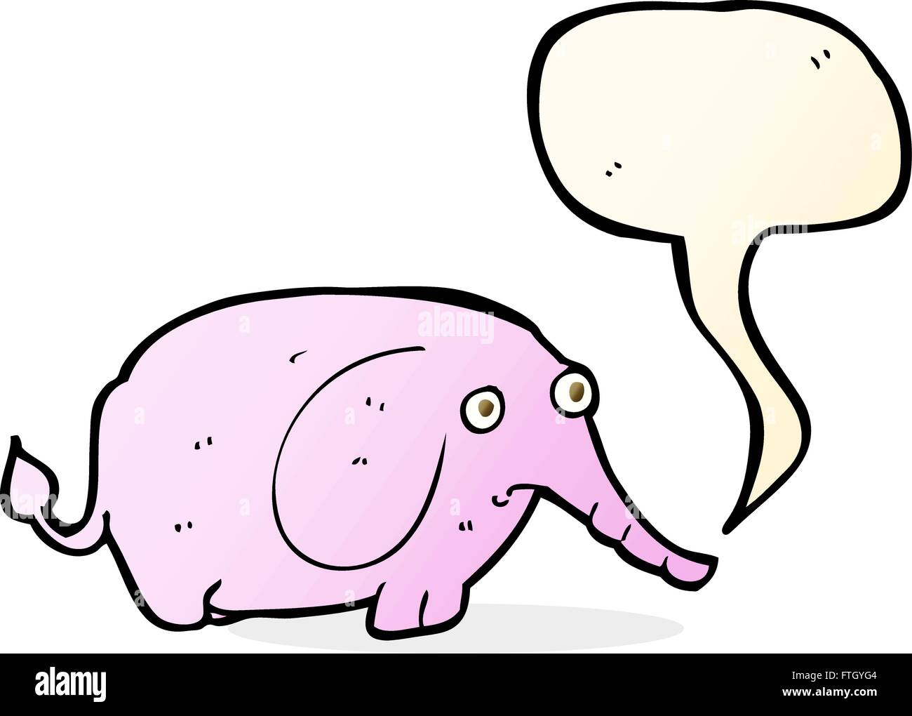 Sad zoo elephant Stock Vector Images - Alamy
