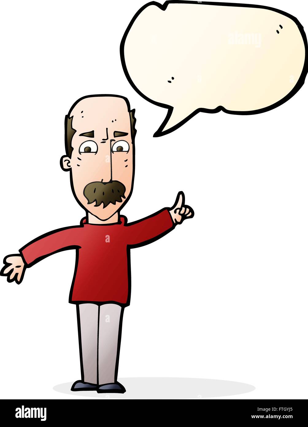 Stern talking Stock Vector Images - Alamy