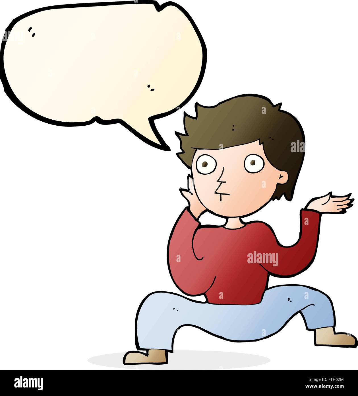 Cartoon boy doing crazy dance hi-res stock photography and images - Alamy