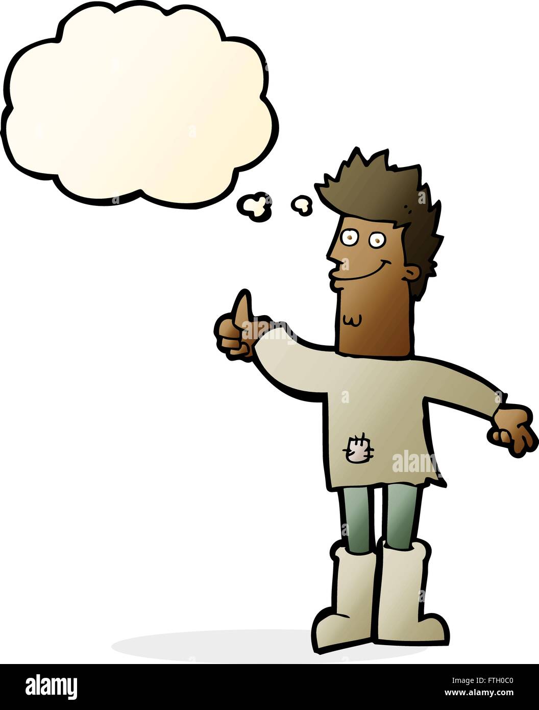 Cartoon boy positive attitude hi-res stock photography and images - Alamy
