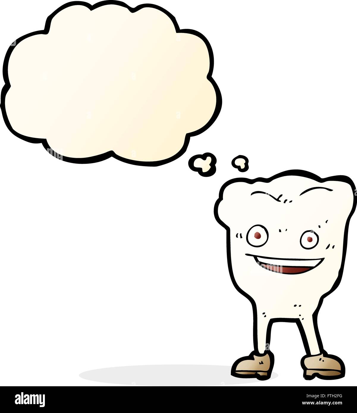 Cartoon funny tooth character bubble hi-res stock photography and ...