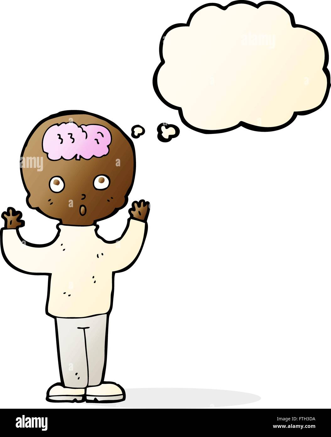 Cartoon genius thought bubble hi-res stock photography and images - Alamy