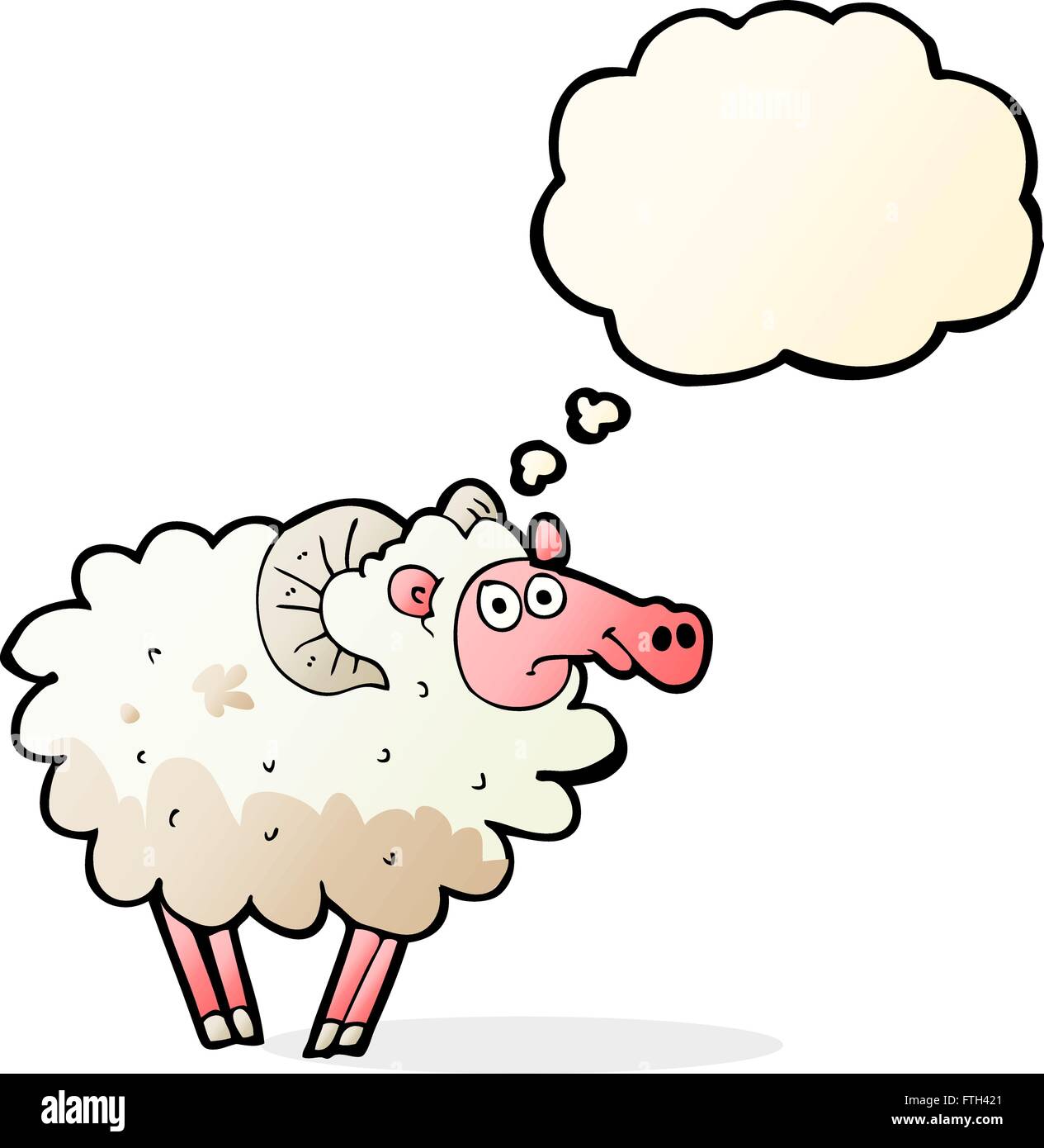 Cartoon dirty sheep hi-res stock photography and images - Alamy