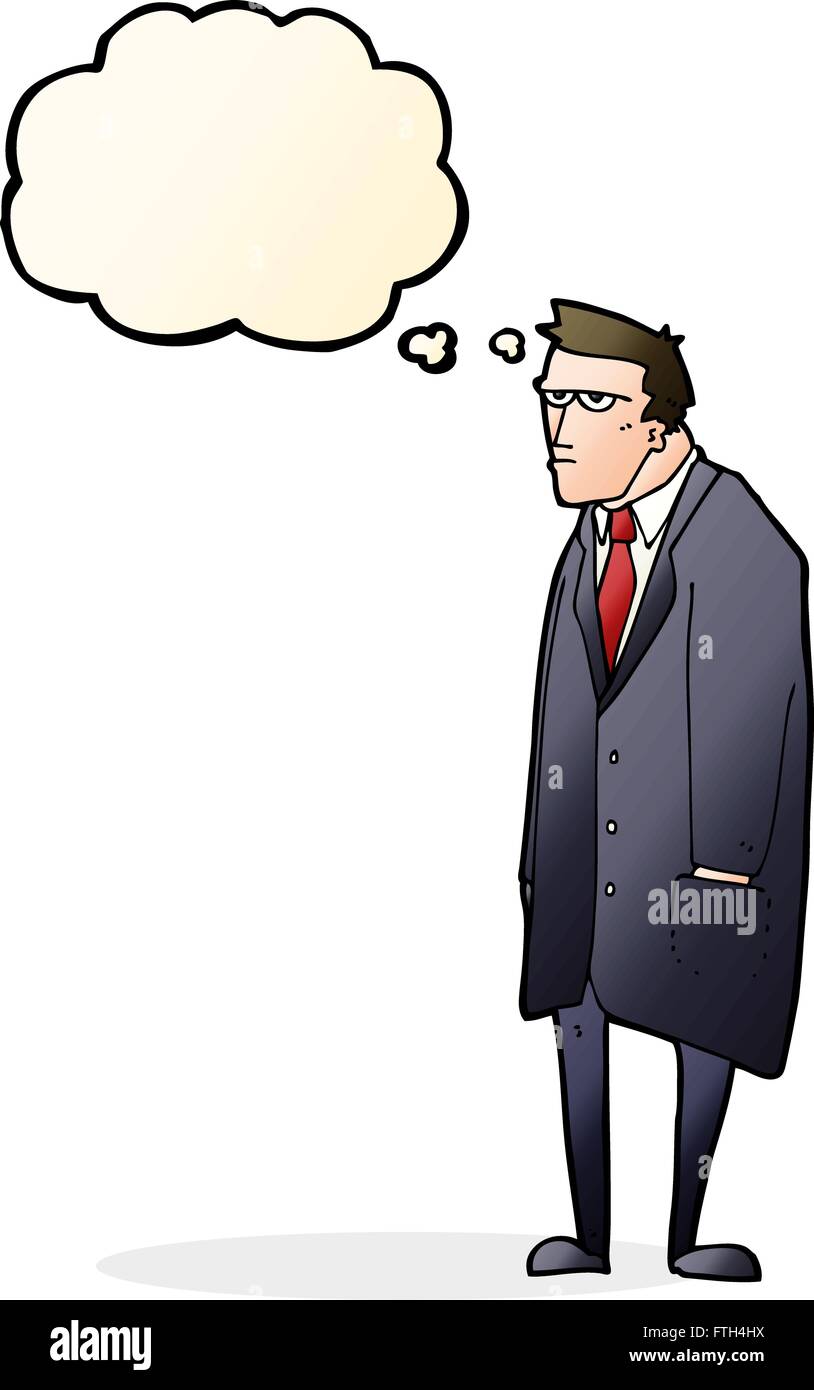 Cartoon Bad Tempered Man With Thought Bubble Stock Vector Image Art cartoon-bad-tempered-man-with-thought-bubble-stock-vector-image-art