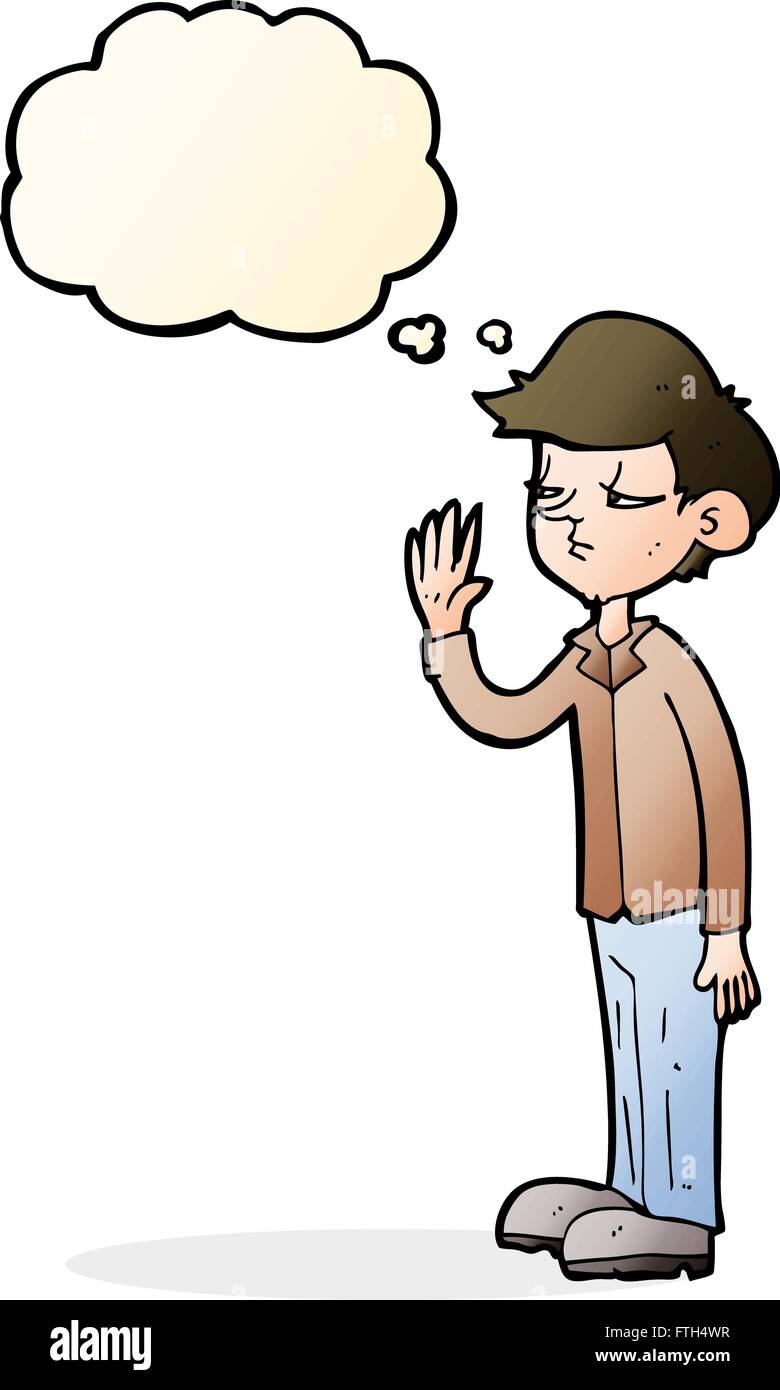 Cartoon arrogant boy hi-res stock photography and images - Alamy